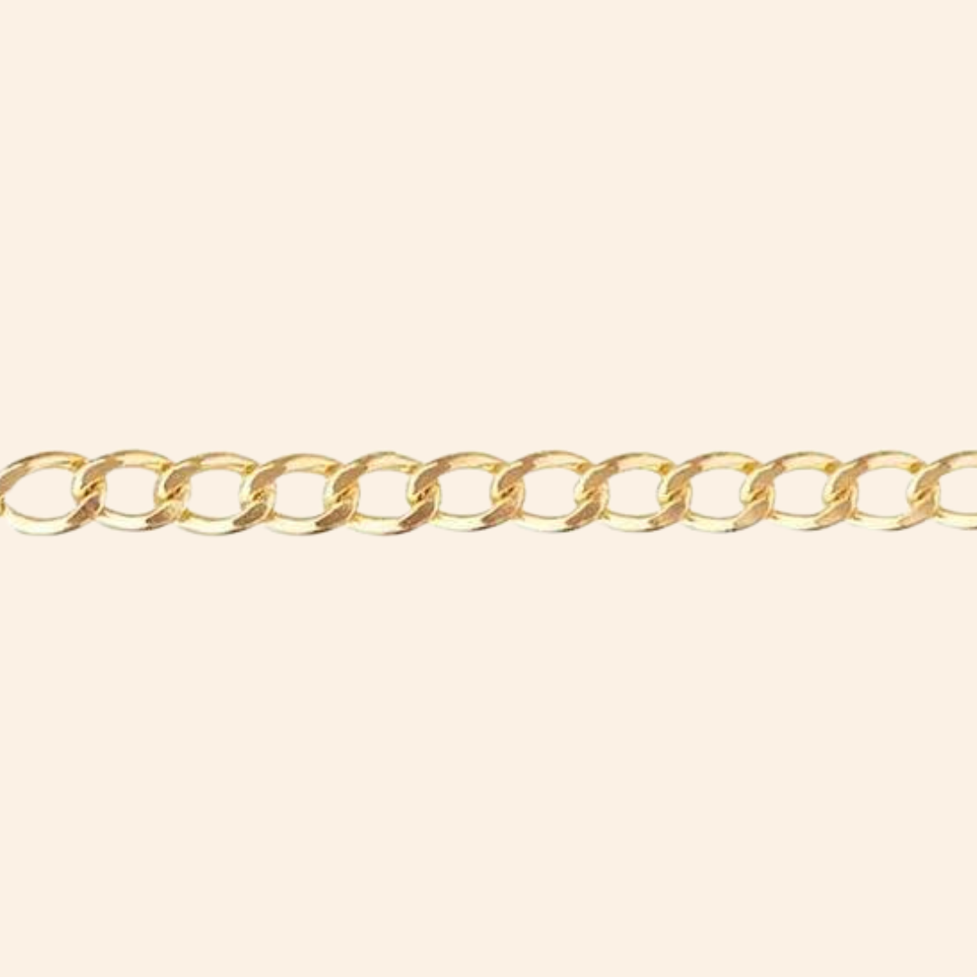 Base XL Curb Gold Chain – Ocean Creations