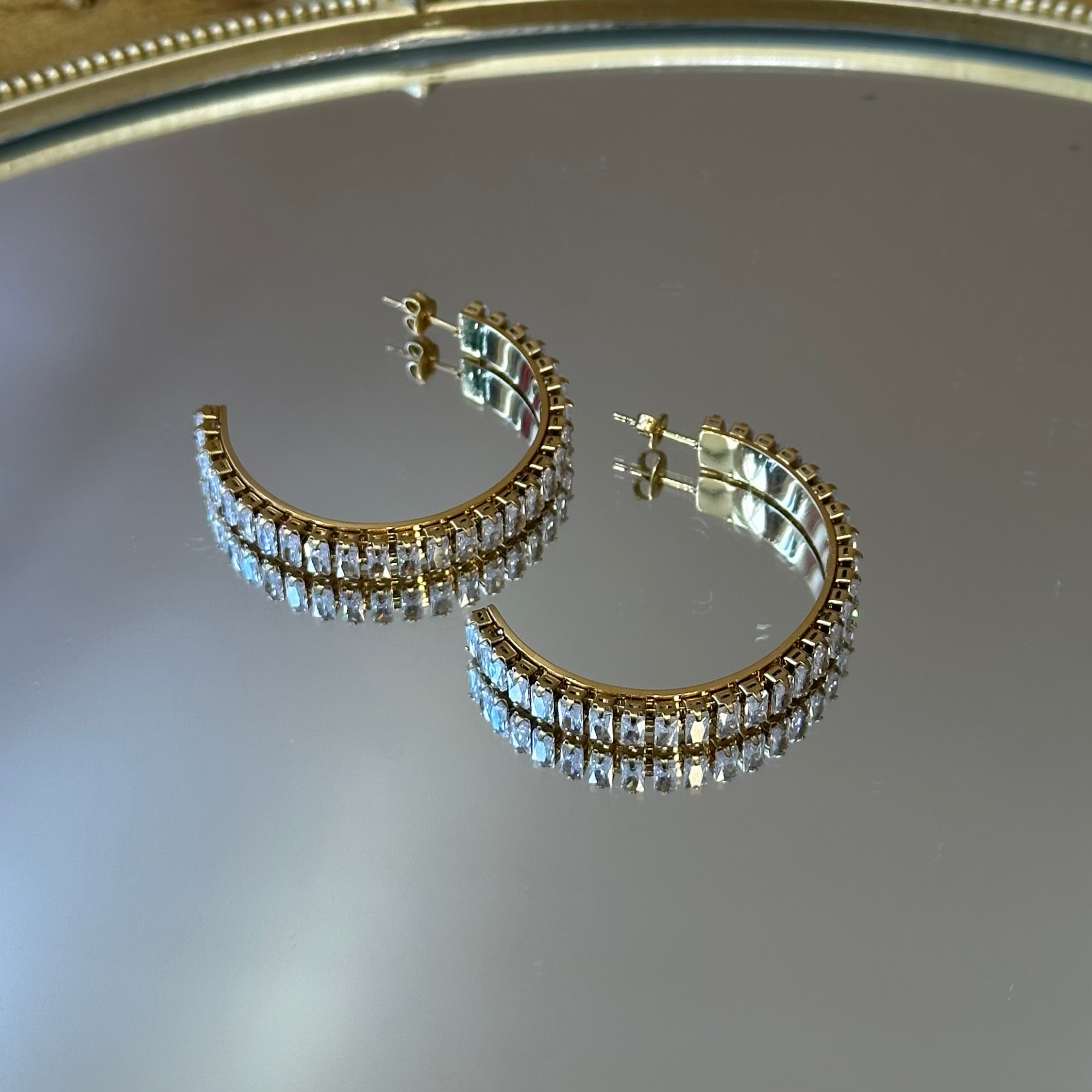 Baddie Tennis Hoops – Ocean Creations