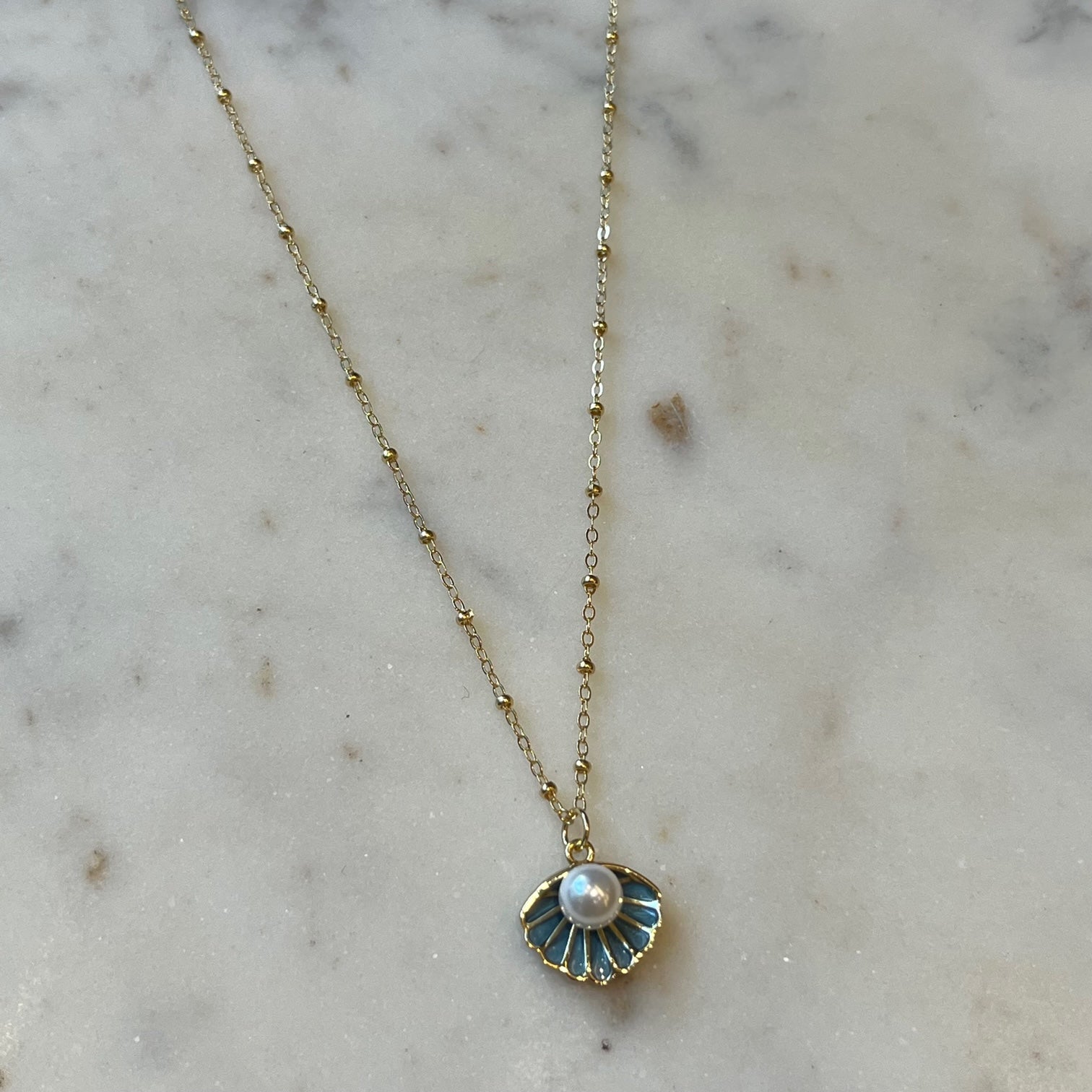 Clam Shell Pearl Necklace – Ocean Creations