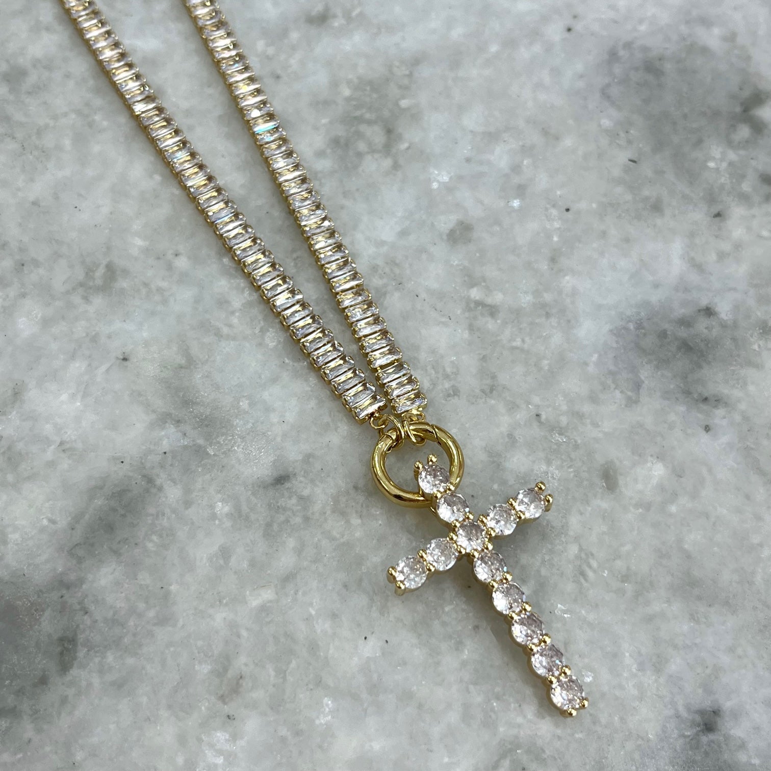 Legendary Tennis Cross Necklace – Ocean Creations